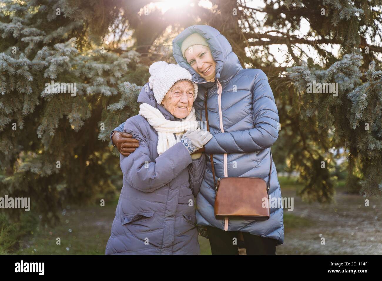 Concept of happy family, old age, emotions, senior care in retirement ...