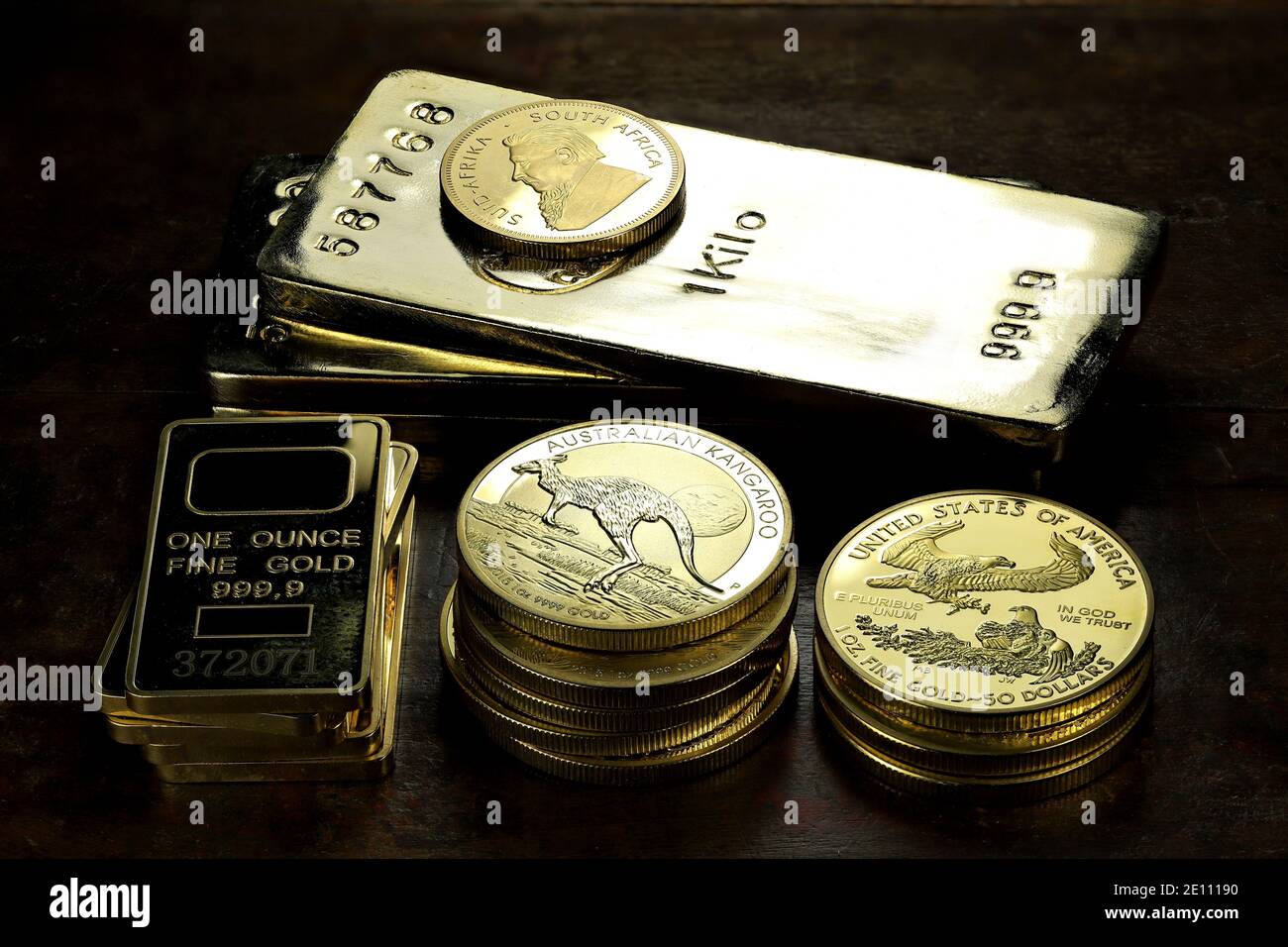 1 oz gold bar hi-res stock photography and images - Alamy