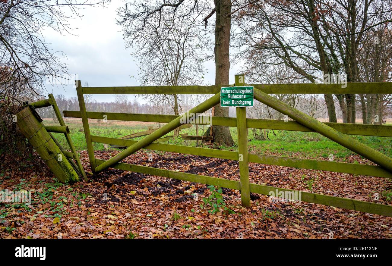 Nature Reserve Calm Please Stock Photo - Alamy