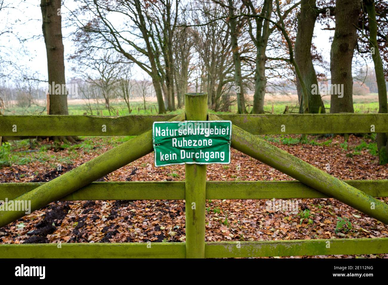 Nature Reserve Calm Please Stock Photo - Alamy