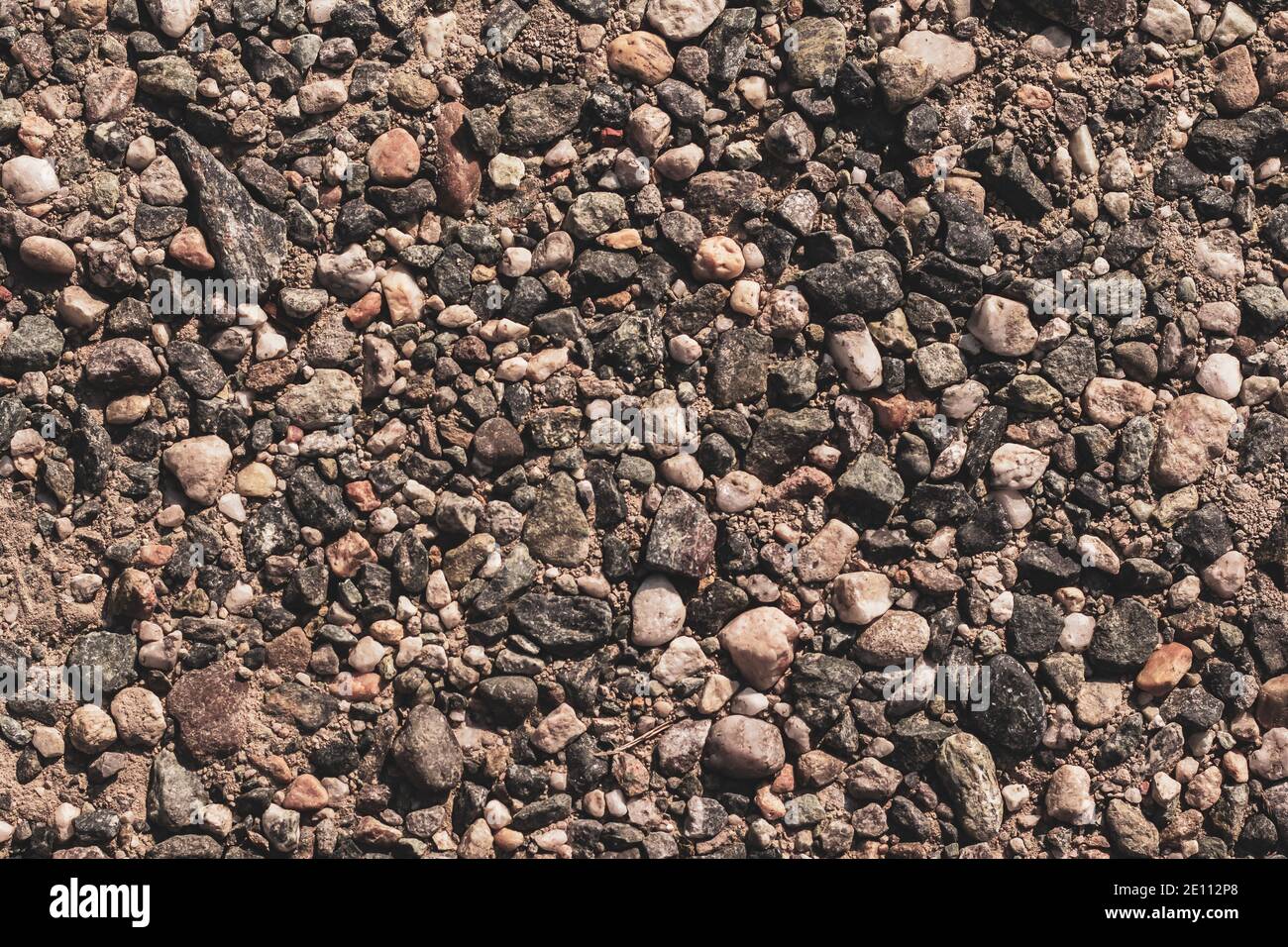 colored stone texture on the ground Stock Photo - Alamy