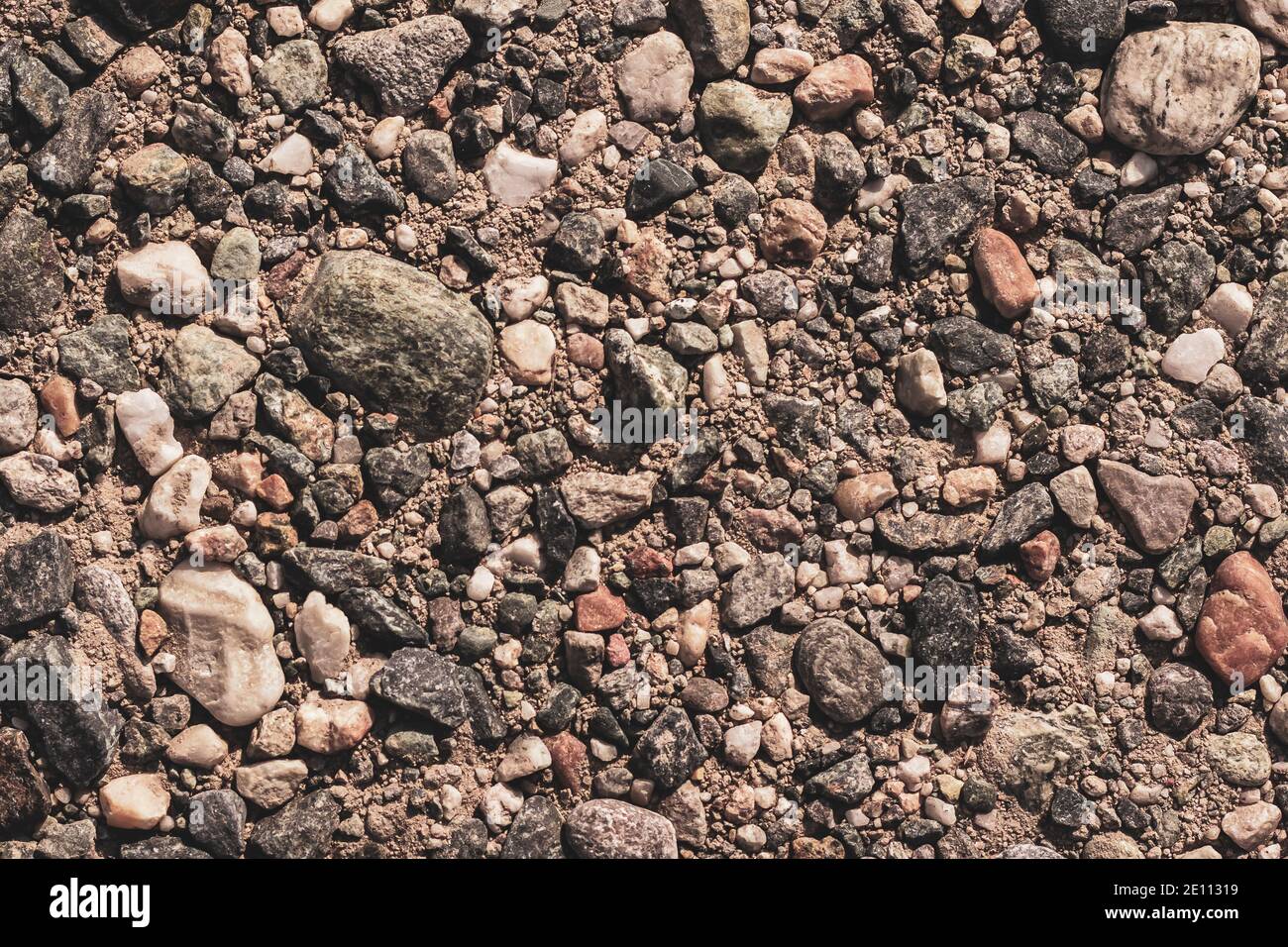 colored stone texture on the ground Stock Photo - Alamy