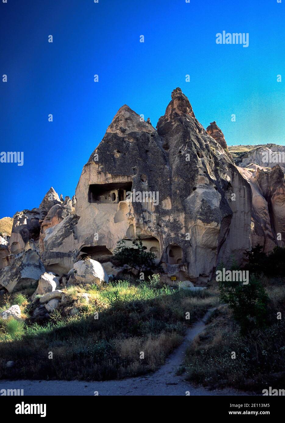 Goreme, Cappadocia, Turkey: ancient christian rock church Stock Photo ...