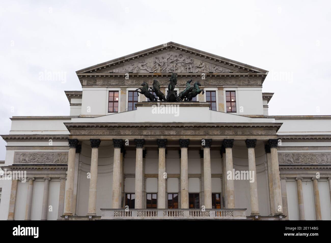 building in Rome with statue on the top supported on columns with big ...