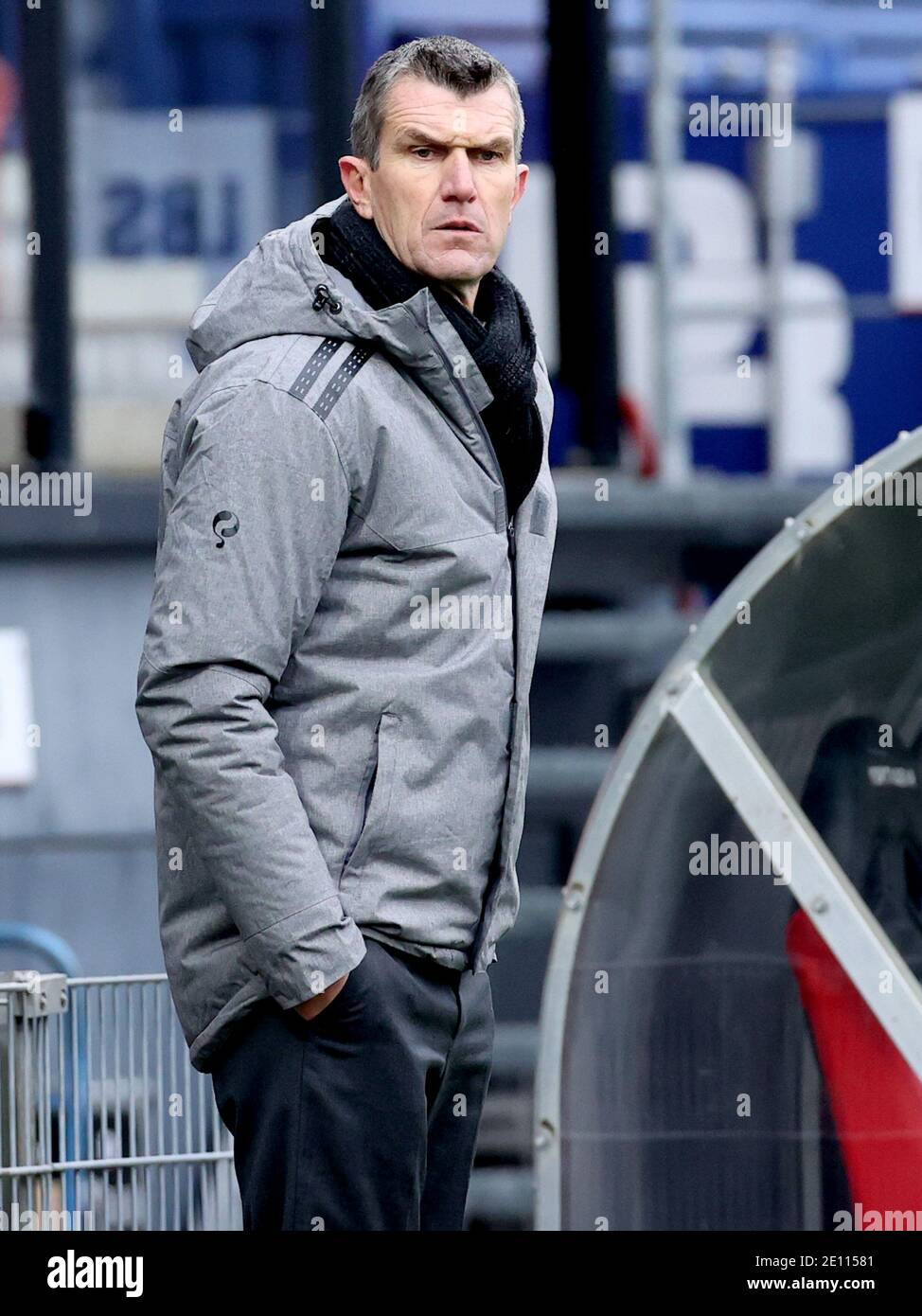 ROTTERDAM, NETHERLANDS - JANUARY 3: trainer coach Marinus Dijkhuizen of ...