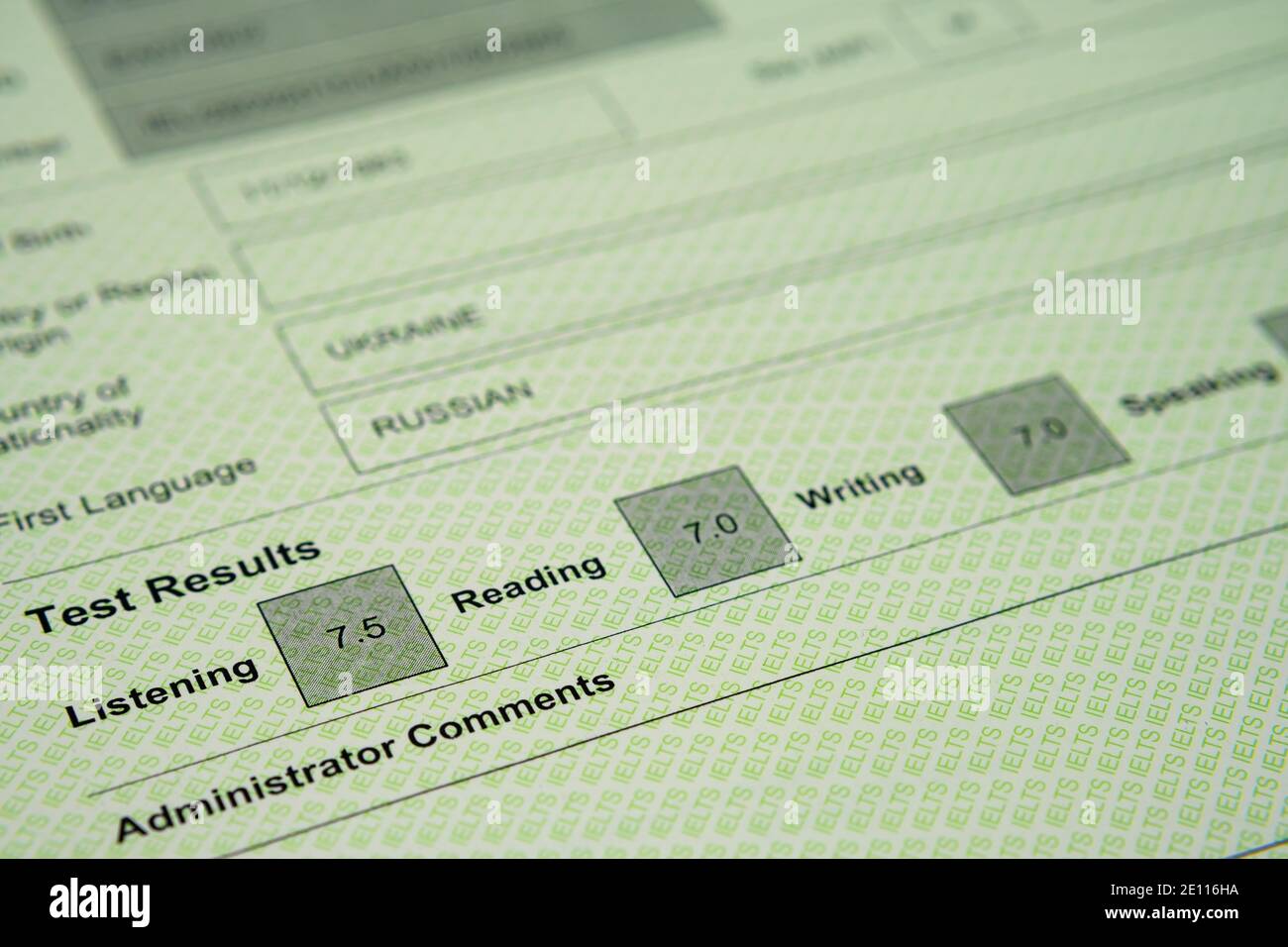 Ielts reading test 2021 hi-res stock photography and images - Alamy