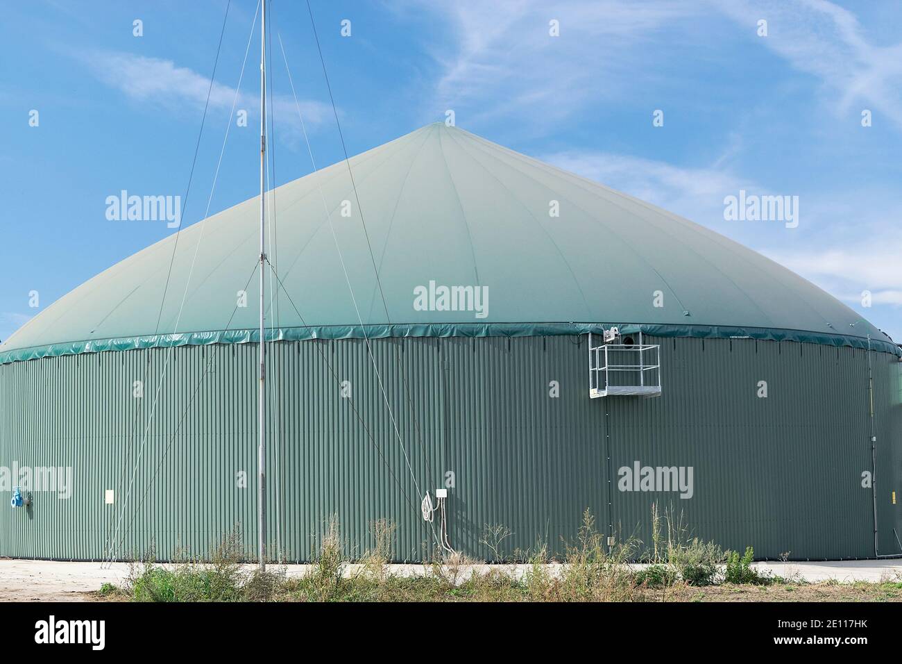 Renewable Biogas Energy and Sustainable Development Stock Photo - Alamy