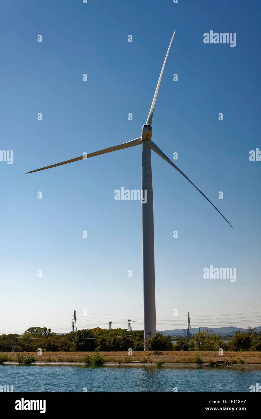 wind turbine, electric power generation, energy production, water ...