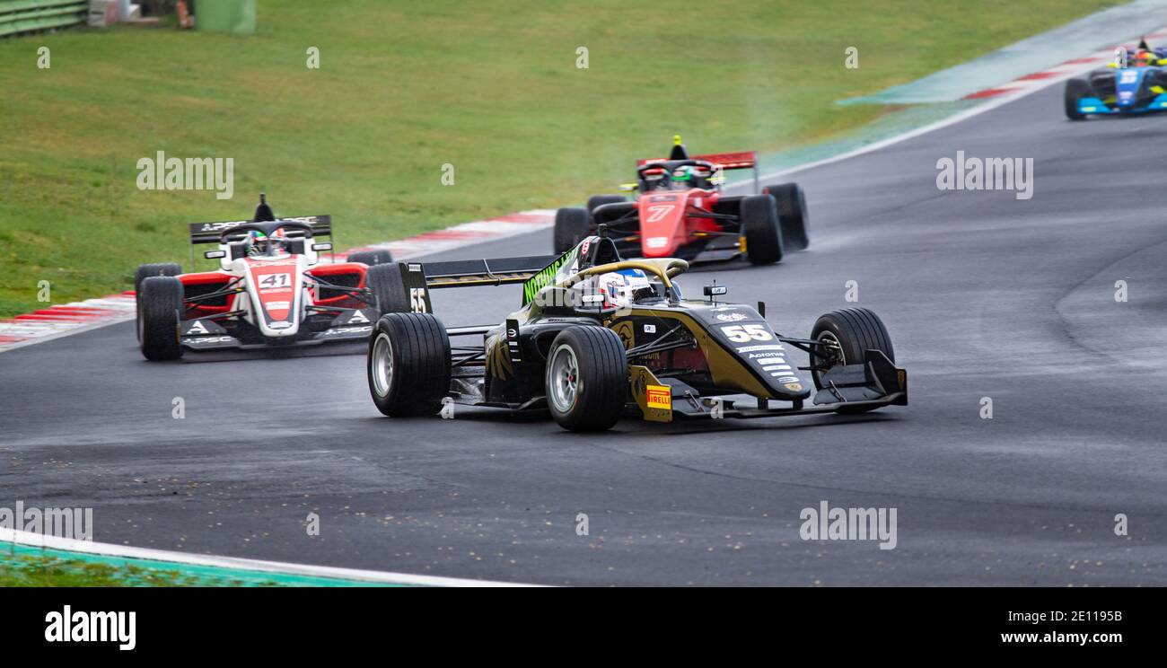 Vallelunga, Italy 6 december 2020, Aci racing weekend. Wet race formula ...
