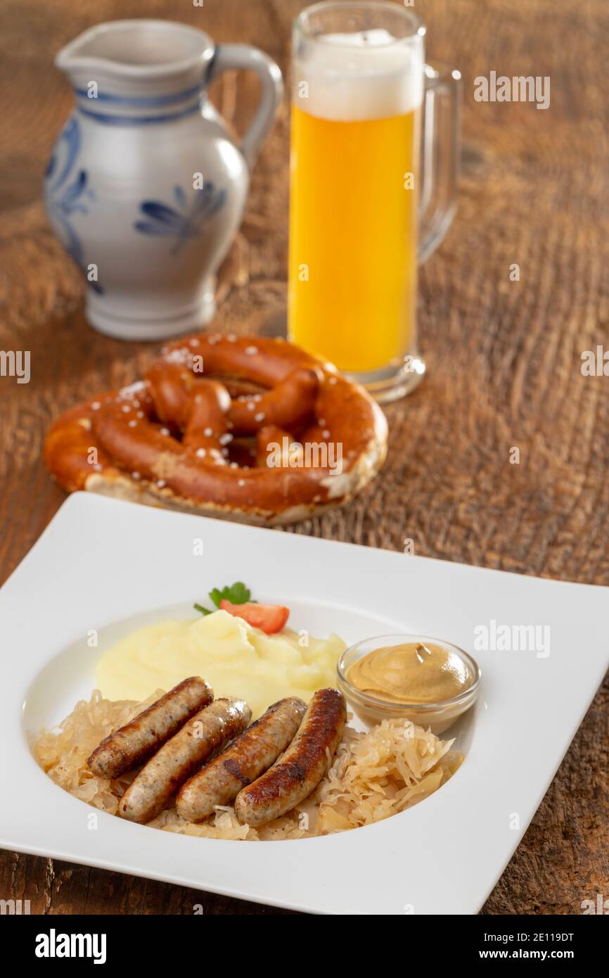 Nurnberger bratwurst sausage hi-res stock photography and images - Alamy
