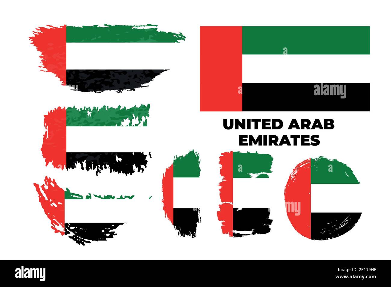 Uae vector flag hi-res stock photography and images - Alamy