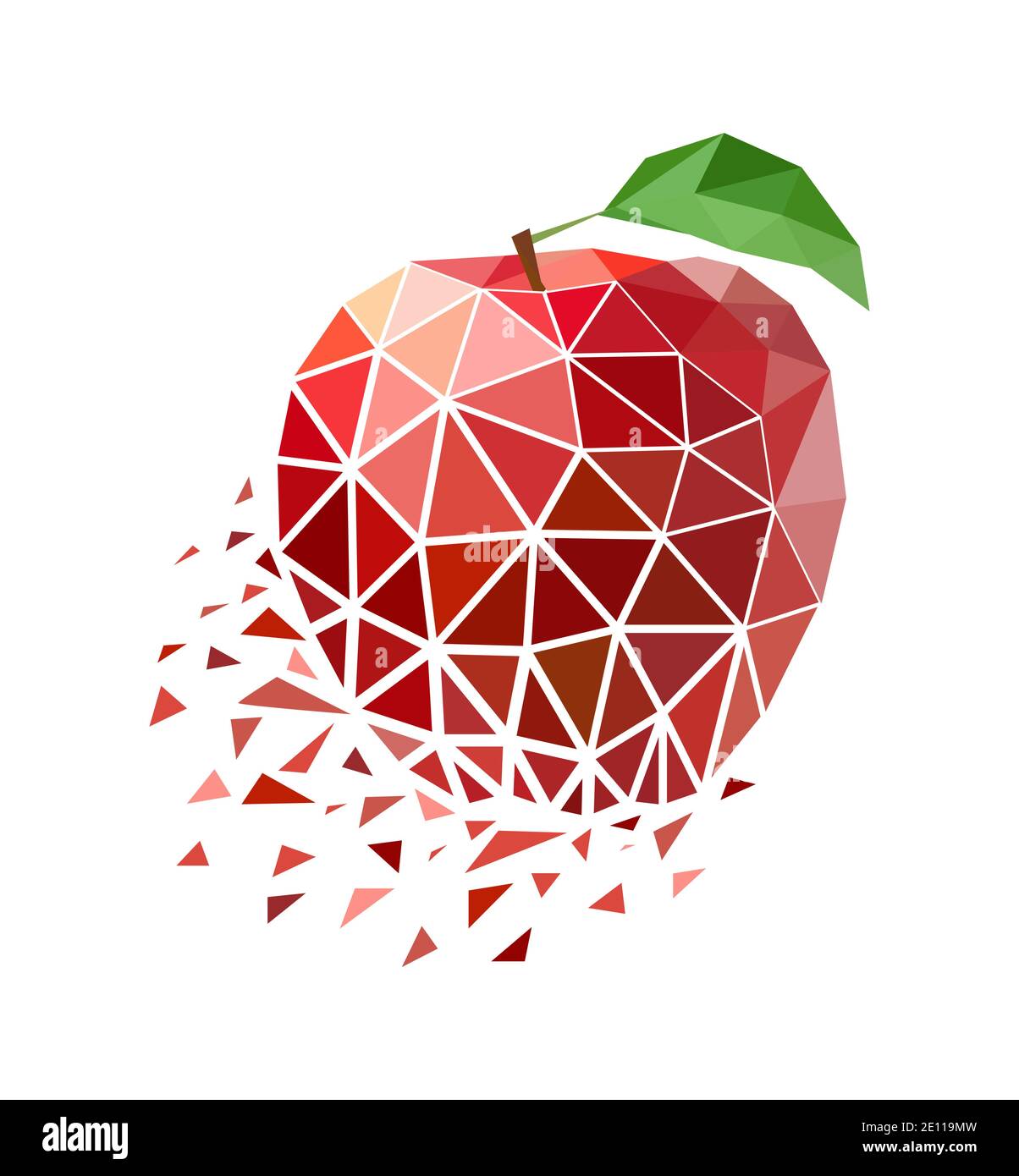 Apple green fruit banner Stock Vector Images - Alamy