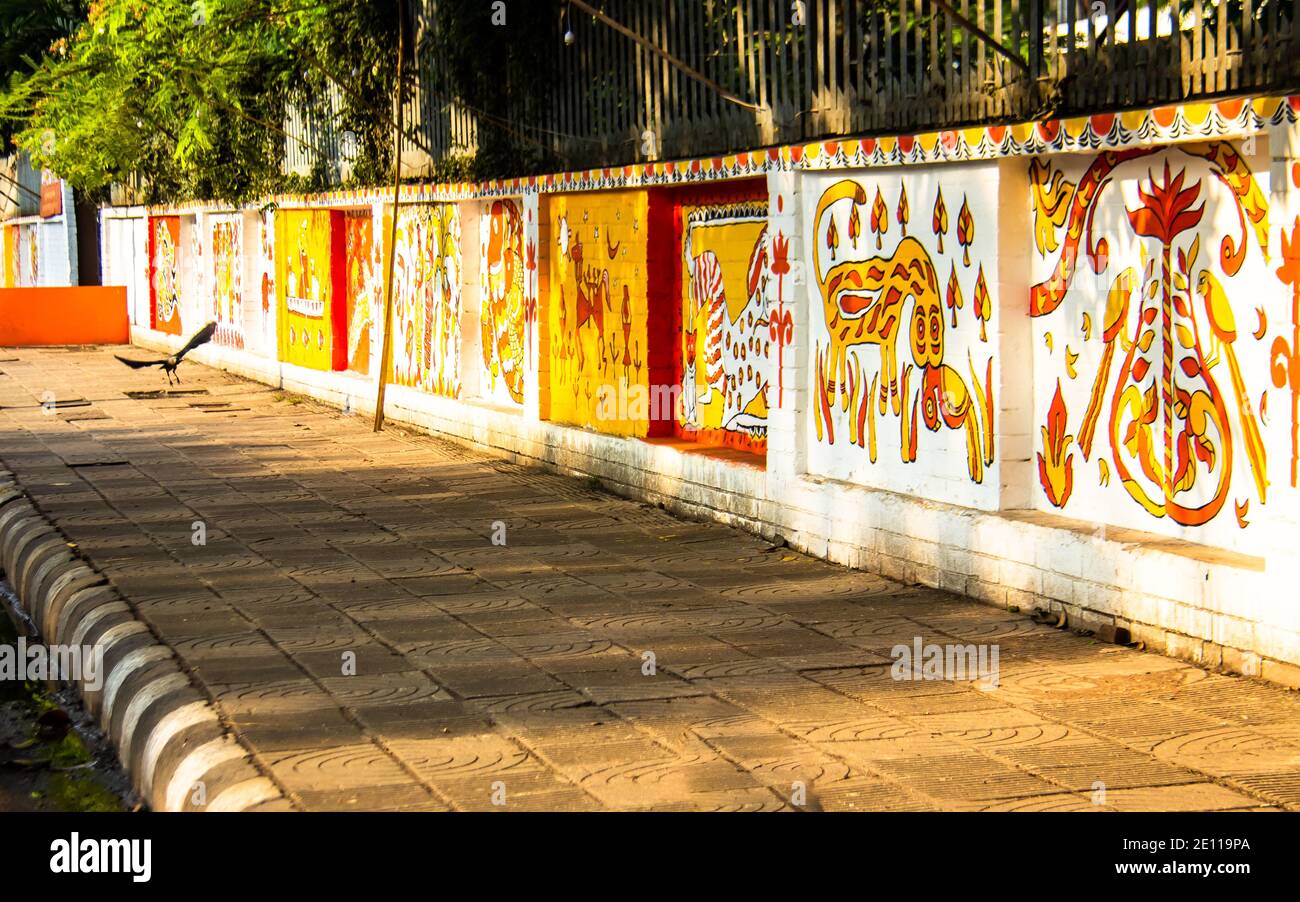 City footpath image from Dhaka, Bangladesh, Asia Stock Photo - Alamy