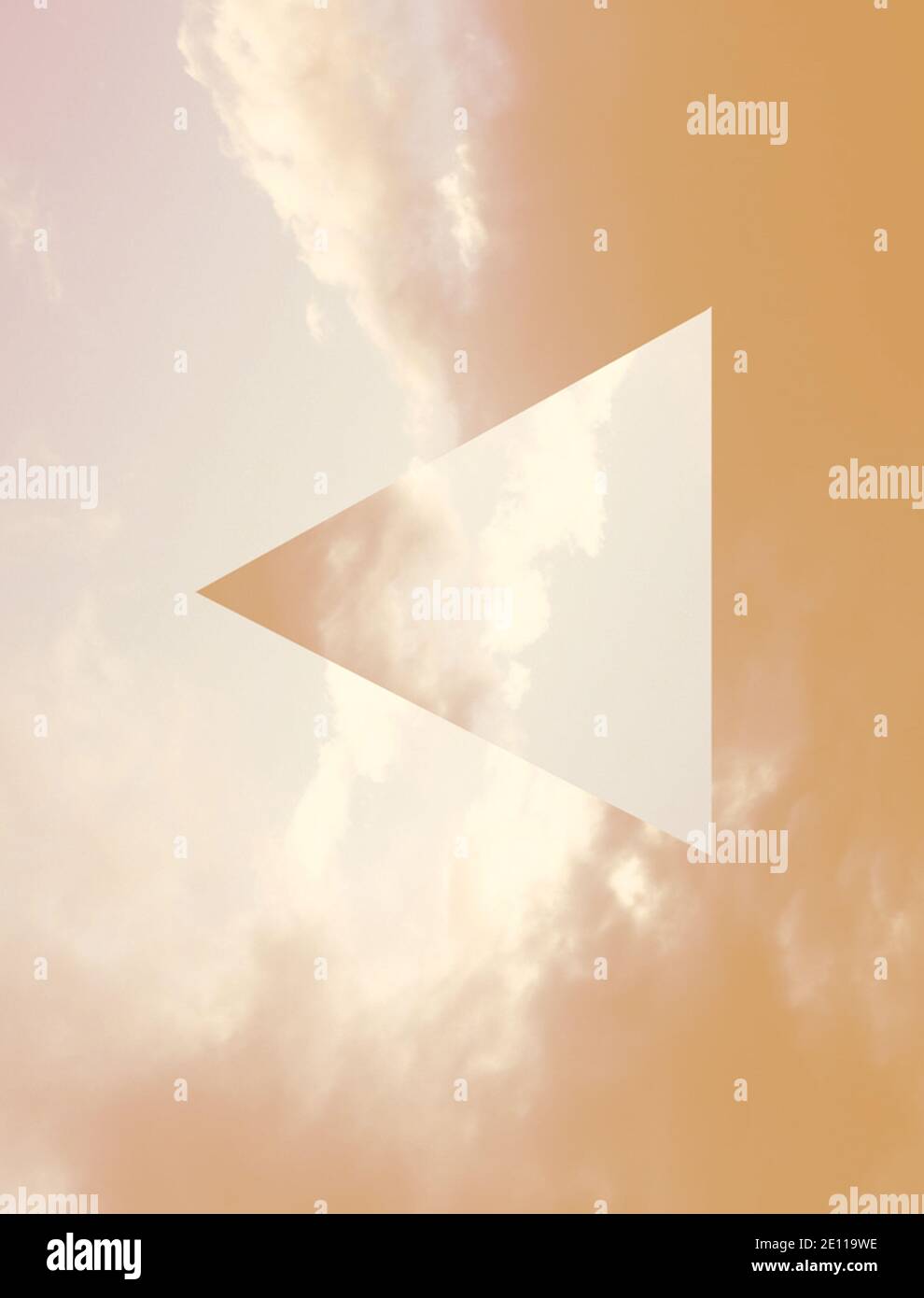 Geometric abstract background in set sail champagne color Stock Photo ...