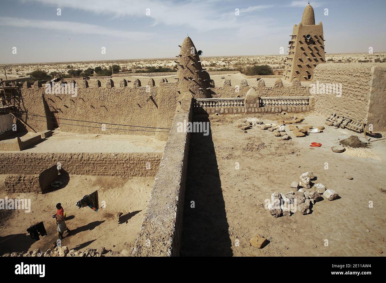 Africa /Mali/Timbuktu/ Djingareyber Mosque in Timbuktu.Djingarey Ber ...