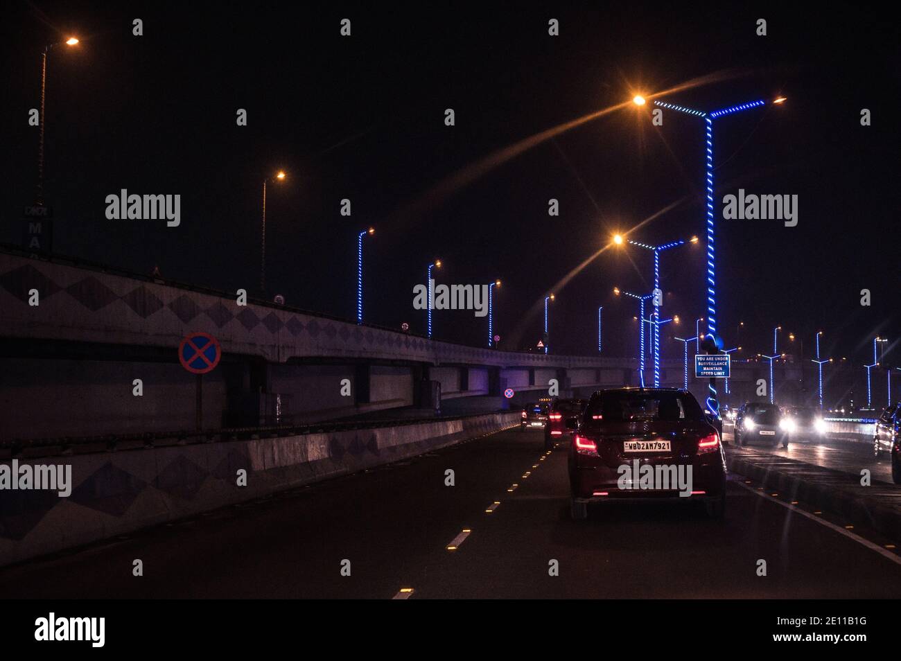 The beauty of the Parama Island flyover at night, also popularly known ...