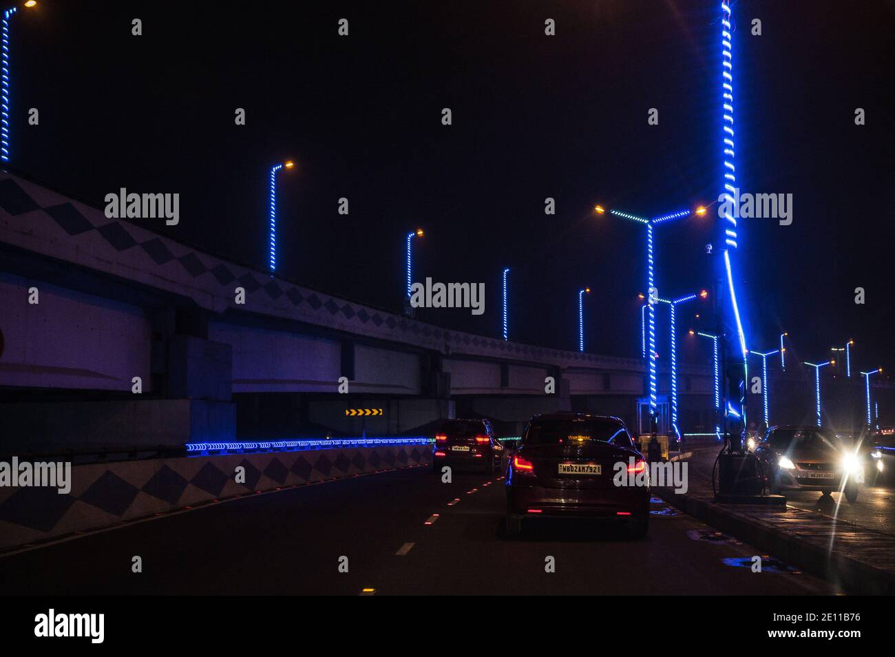 The beauty of the Parama Island flyover at night, also popularly known ...