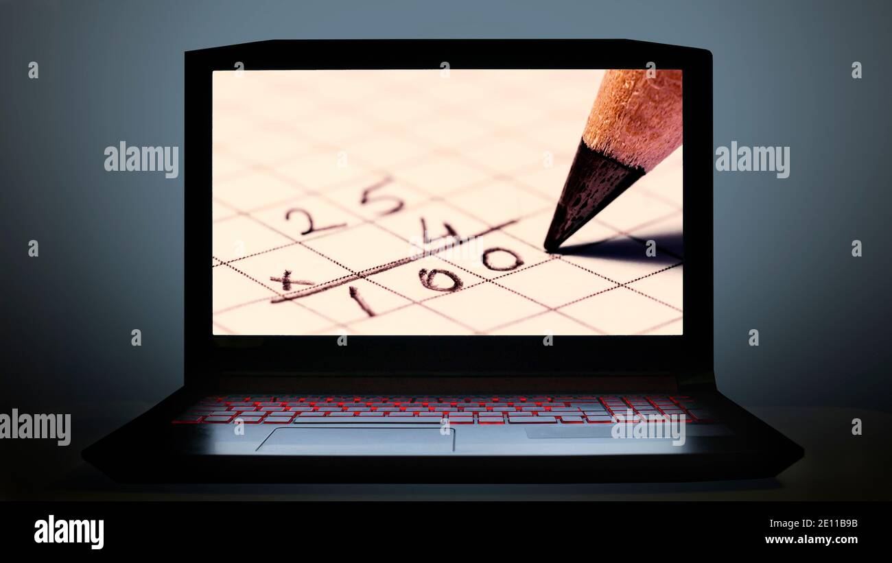 Math lessons hi-res stock photography and images - Alamy