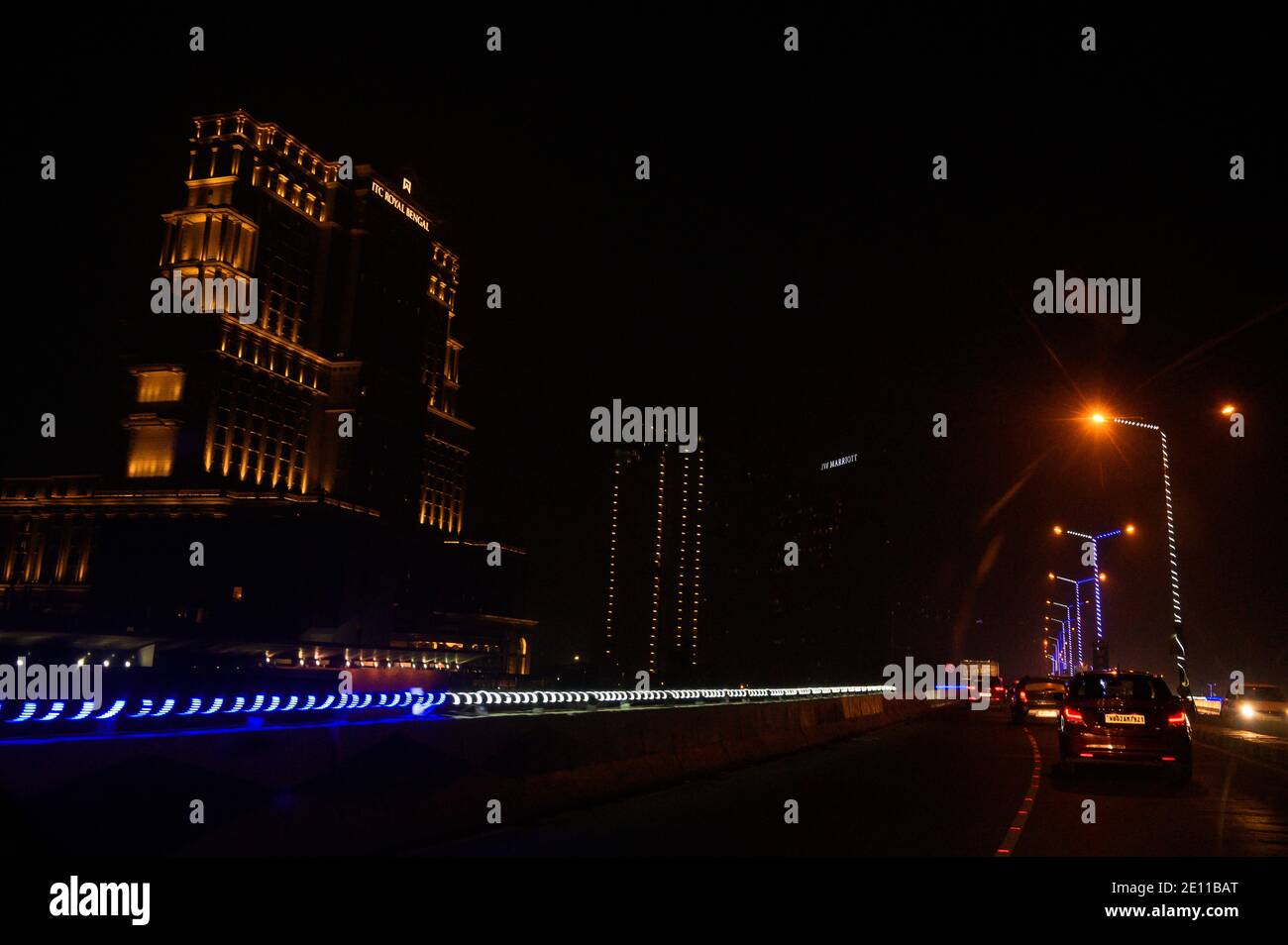 The beauty of the Parama Island flyover at night, also popularly known ...