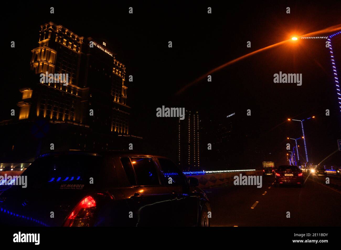 The beauty of the Parama Island flyover at night, also popularly known ...