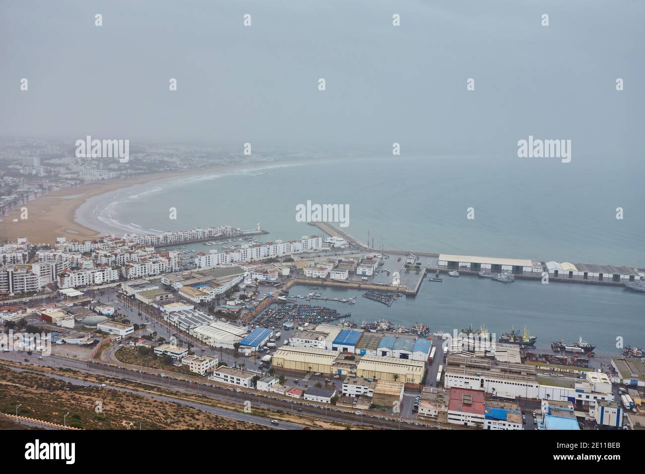 Views of the port of Morocco, Agadir Stock Photo - Alamy