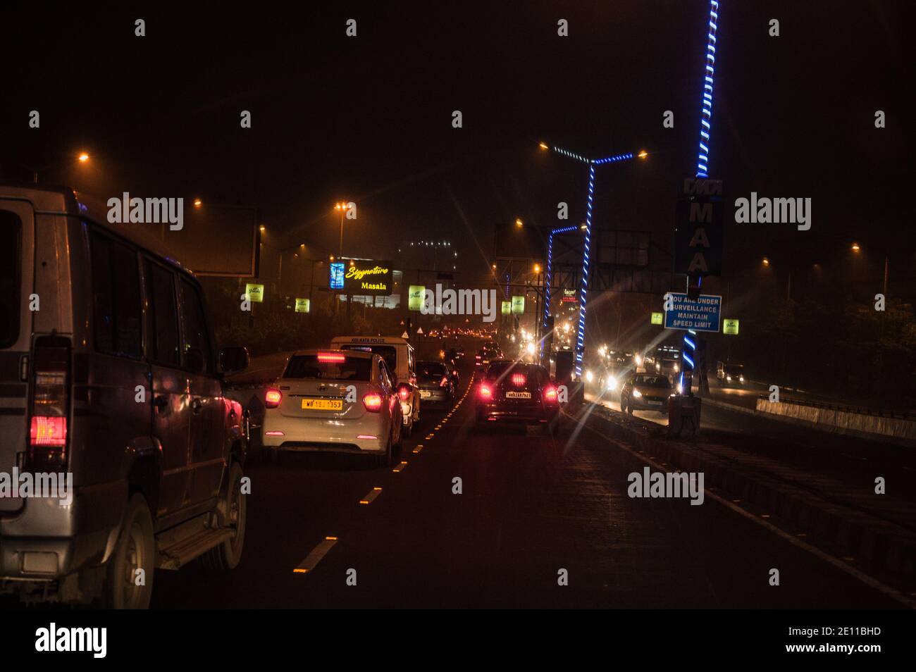 The beauty of the Parama Island flyover at night, also popularly known ...