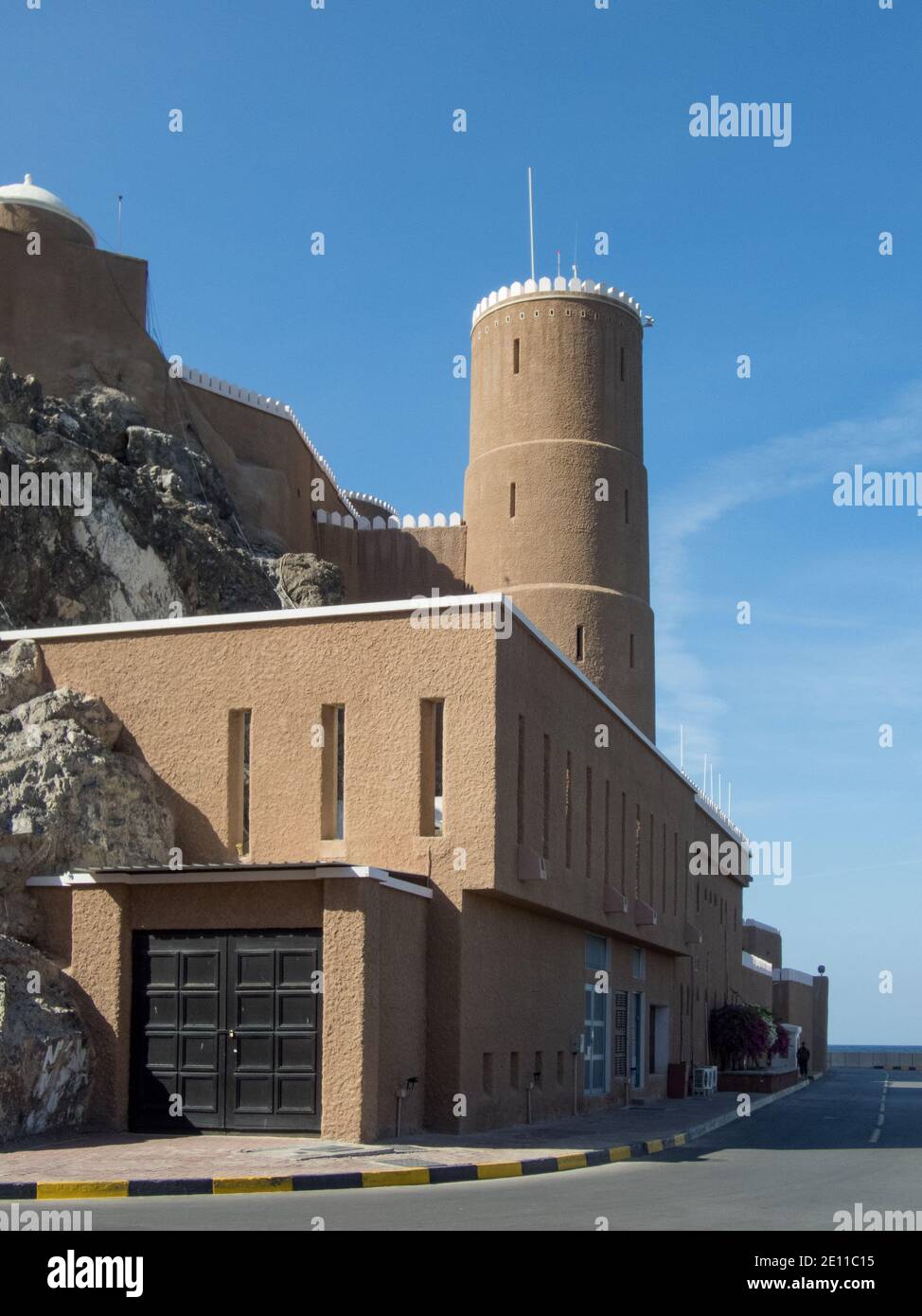 Muttrah Fort, Muscat, Oman, Arabian Peninsula, Middle East Stock Photo ...