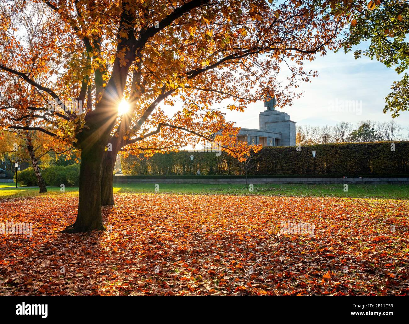 Autumn In The Park In Berlin Stock Photo - Alamy