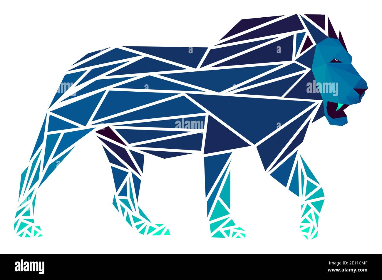 Abstract lion symbol in Stock Vector Images - Alamy