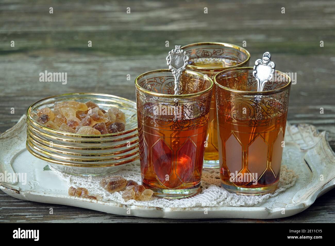 Black Tea, Five O Clock Tea Stock Photo - Alamy