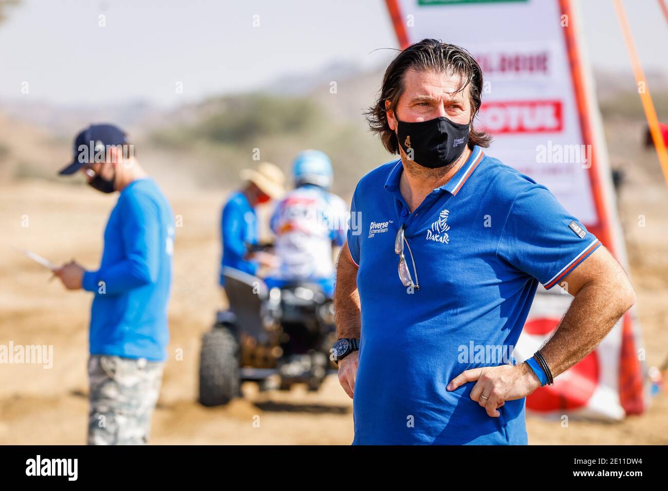 Castera David, Director of the Dakar Rally, portrait during the Dakar ...