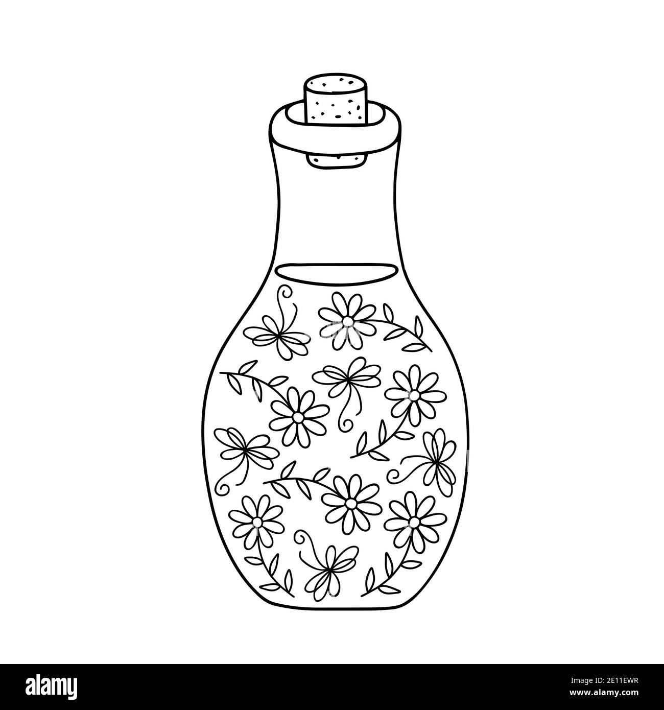 Potion bottle Black and White Stock Photos & Images - Alamy