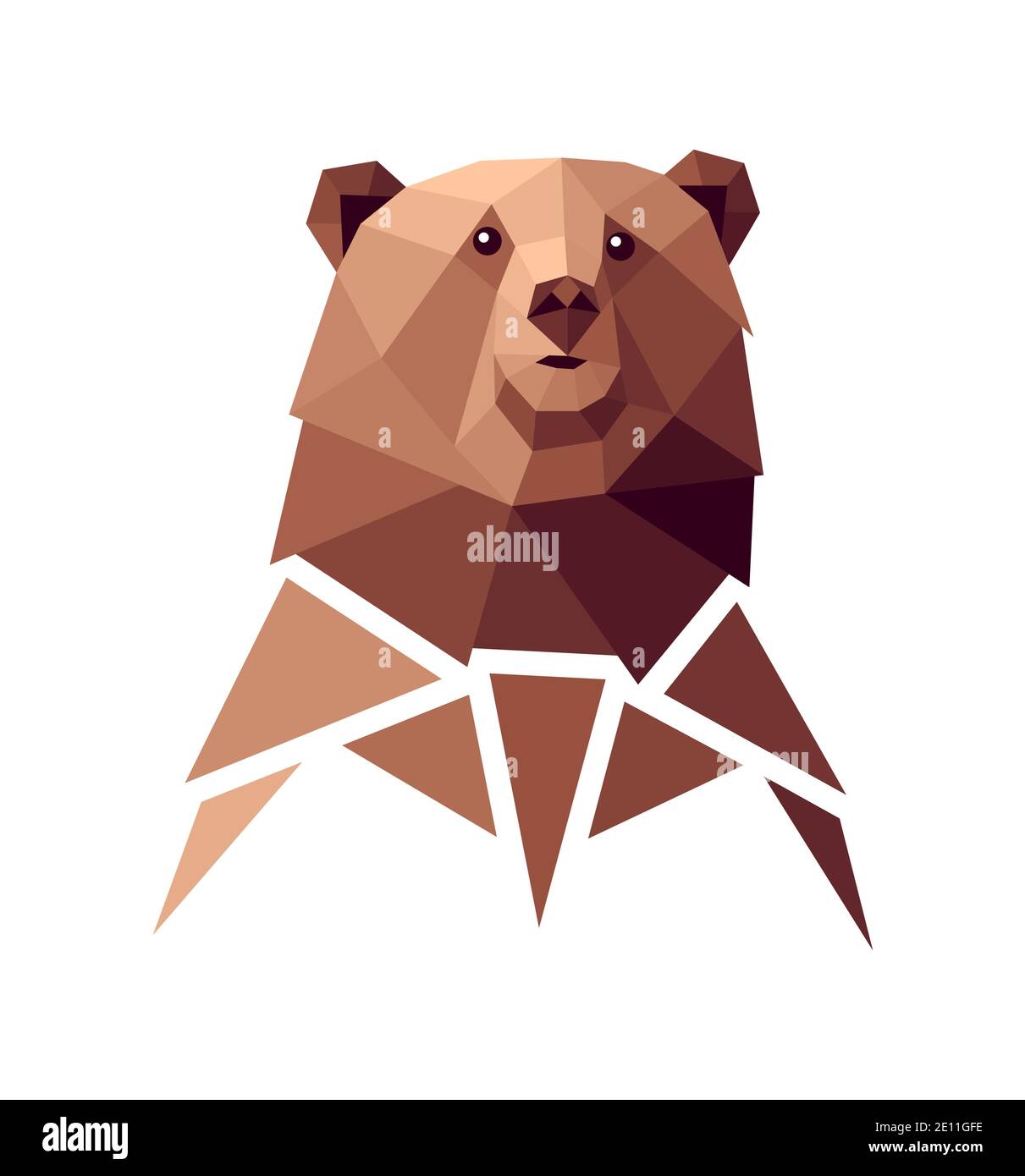 Cartoon black bear in Cut Out Stock Images & Pictures - Alamy