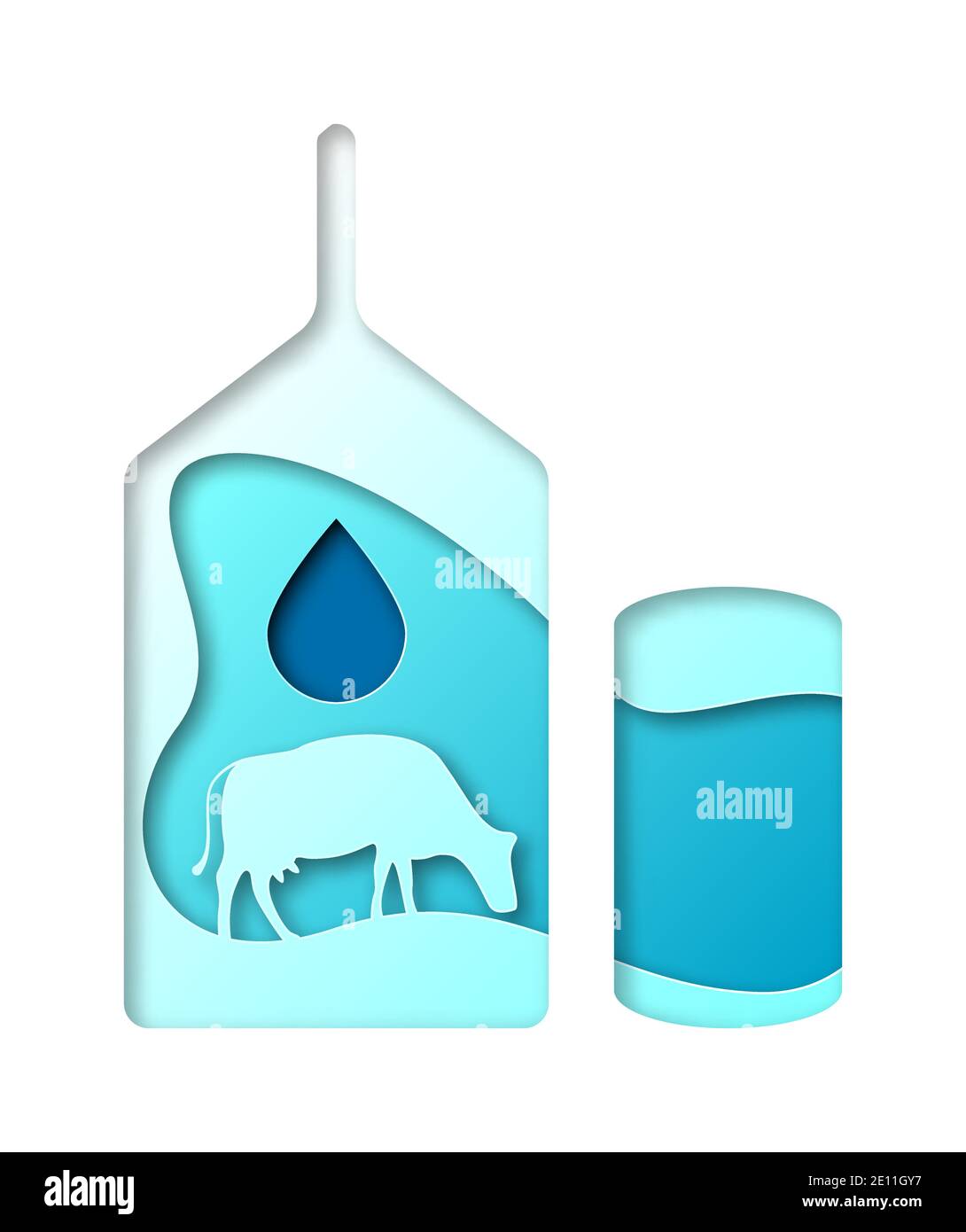 Cup imitation Stock Vector Images - Alamy