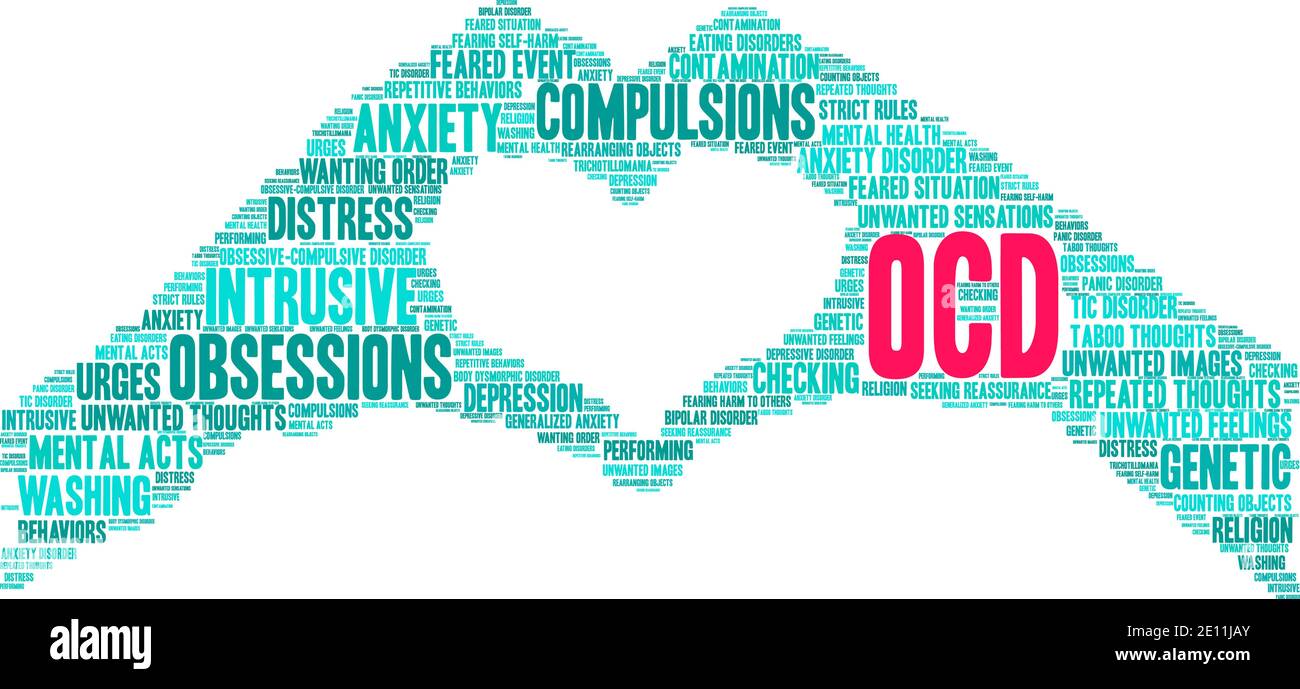 OCD word cloud on a white background Stock Vector Image & Art - Alamy