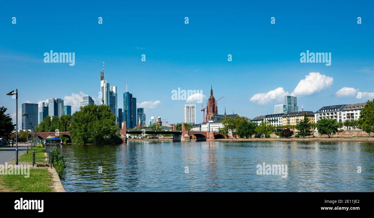 The Skyline Of Frankfurt Am Main Stock Photo - Alamy