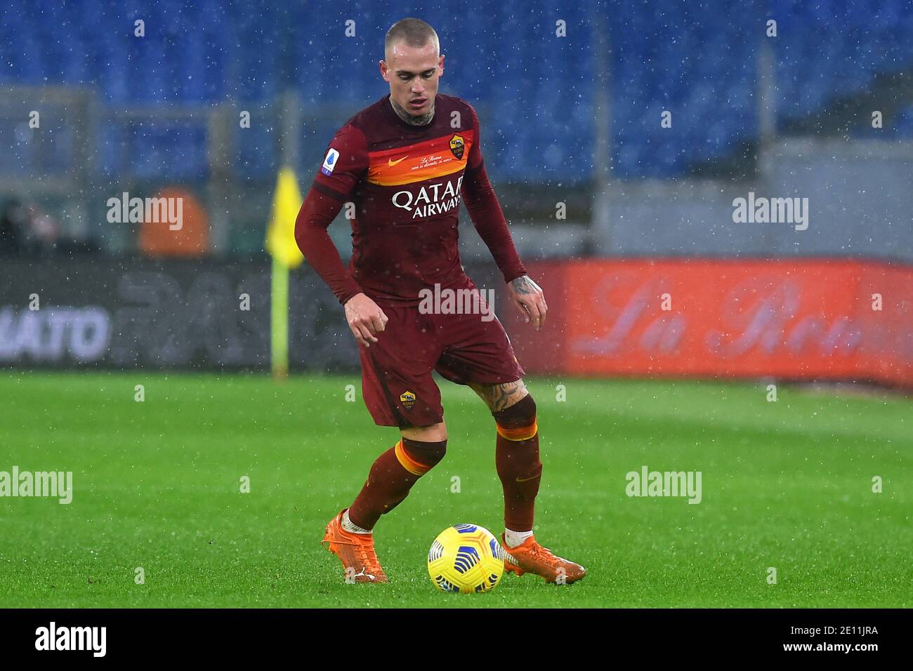 Rome, Ita. 03rd Jan, 2021. Rick Karsdorp of Roma, Roma v Sampdoria ...