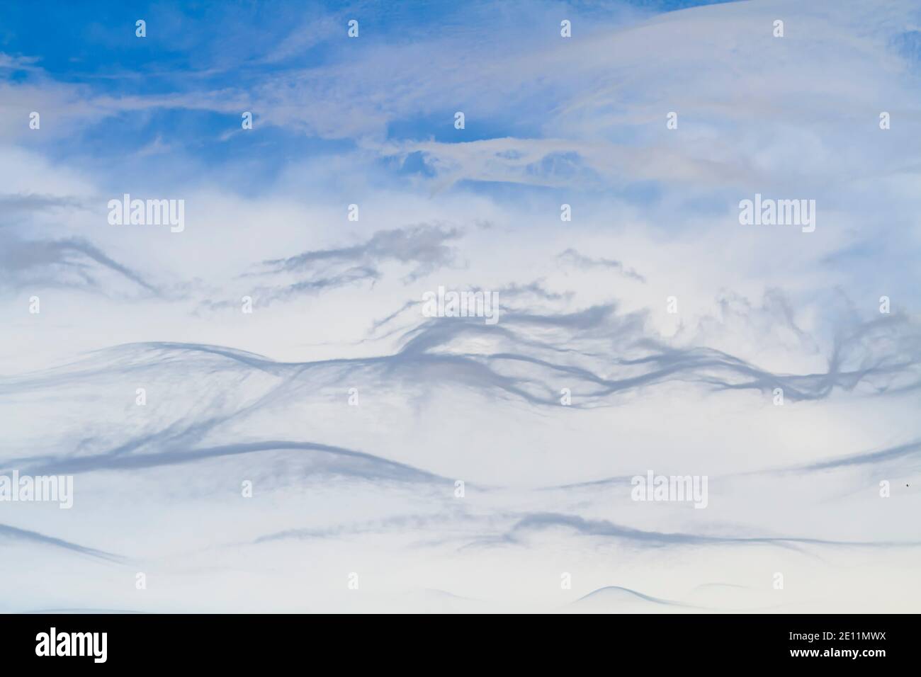 Different clouds in the blue sky in Turkey Stock Photo - Alamy