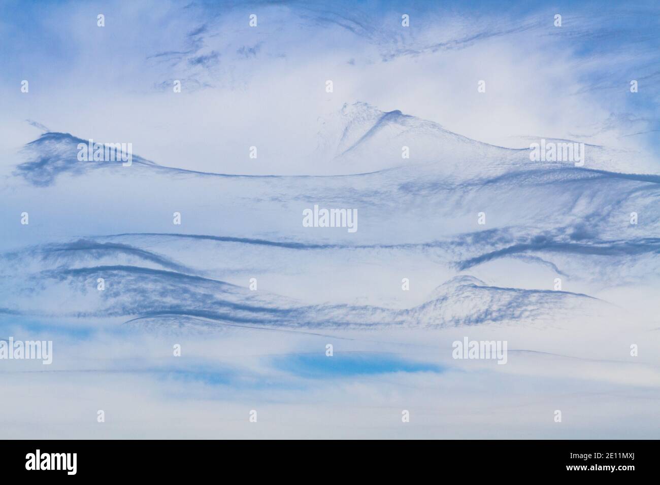 Different clouds in the blue sky in Turkey Stock Photo - Alamy