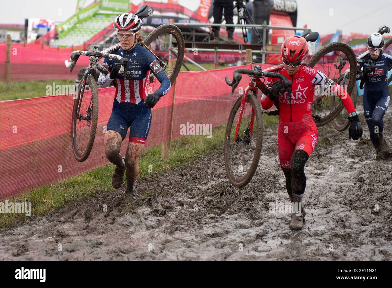 HULST, BELGIUM - JANUARY 3: Anna Kay, Clara Honsinger during the World ...