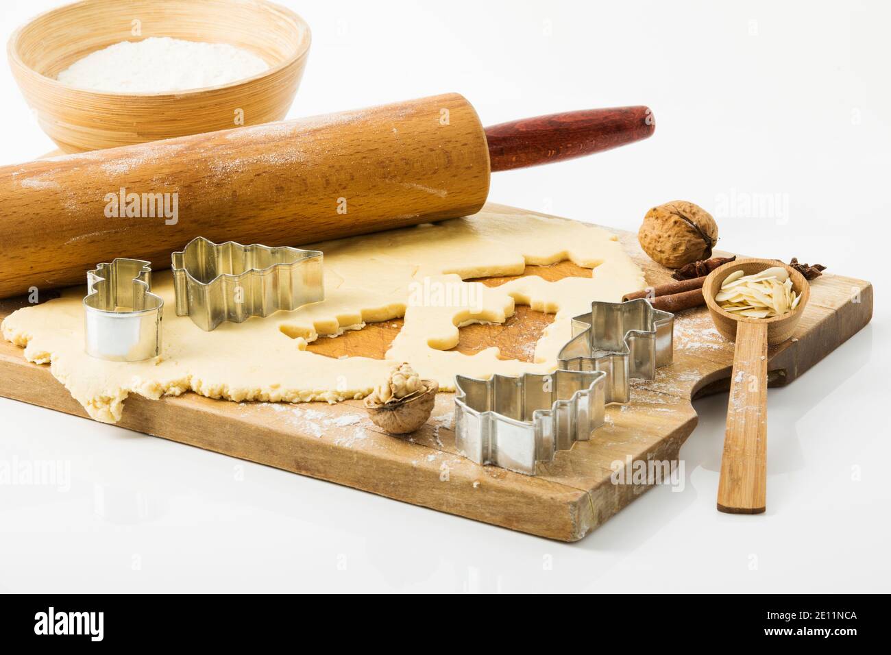 Baking Christmas Cookies Stock Photo - Alamy