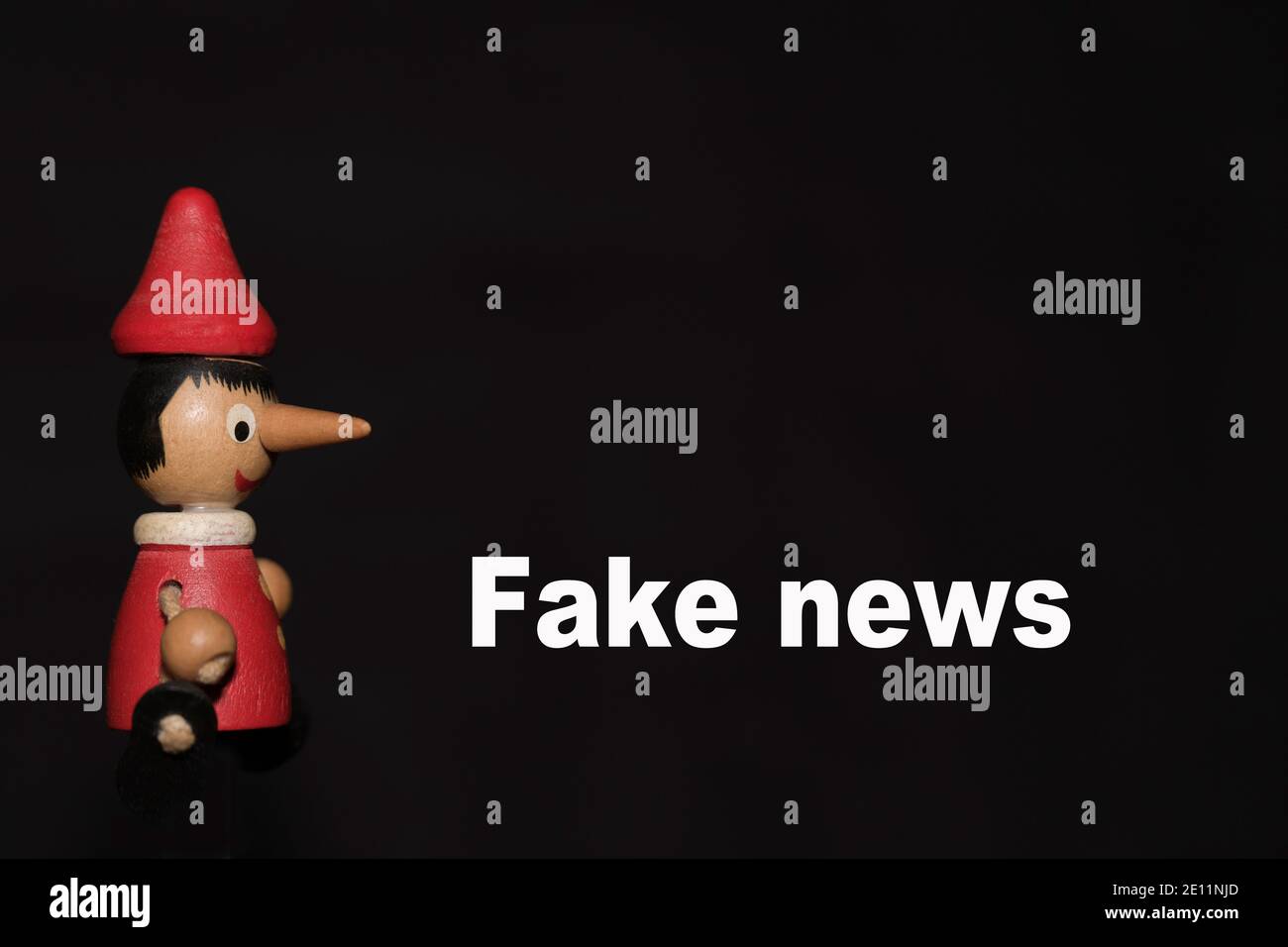 Pinocchio, symbol for lies Stock Photo - Alamy