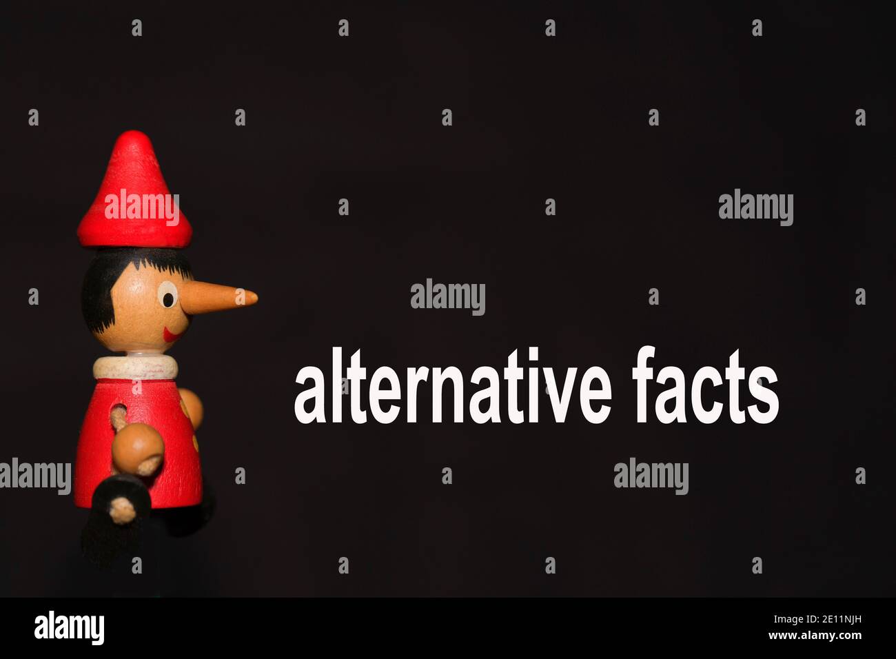 Pinocchio, symbol for lies Stock Photo - Alamy