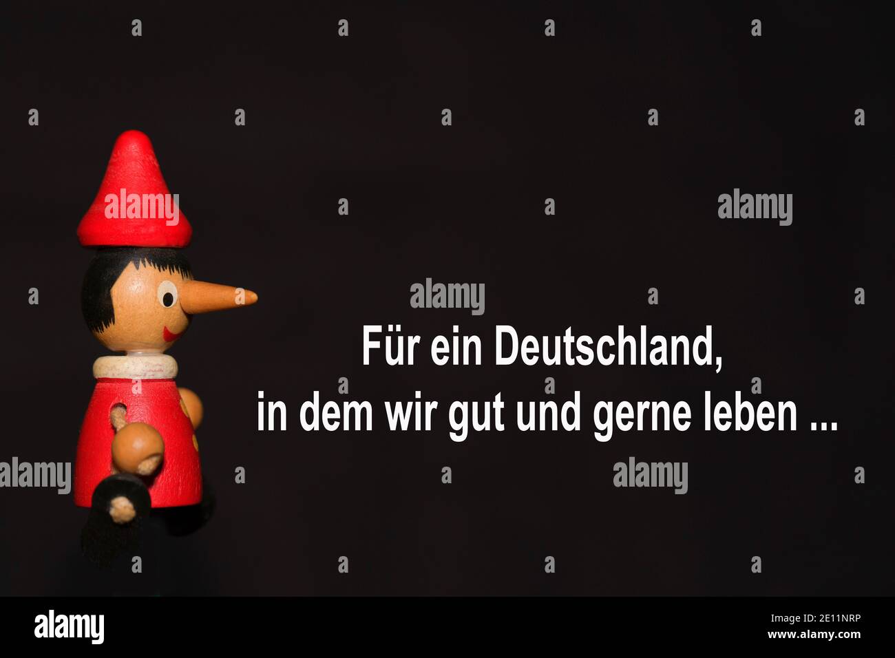 Pinocchio, symbol for lies Stock Photo - Alamy