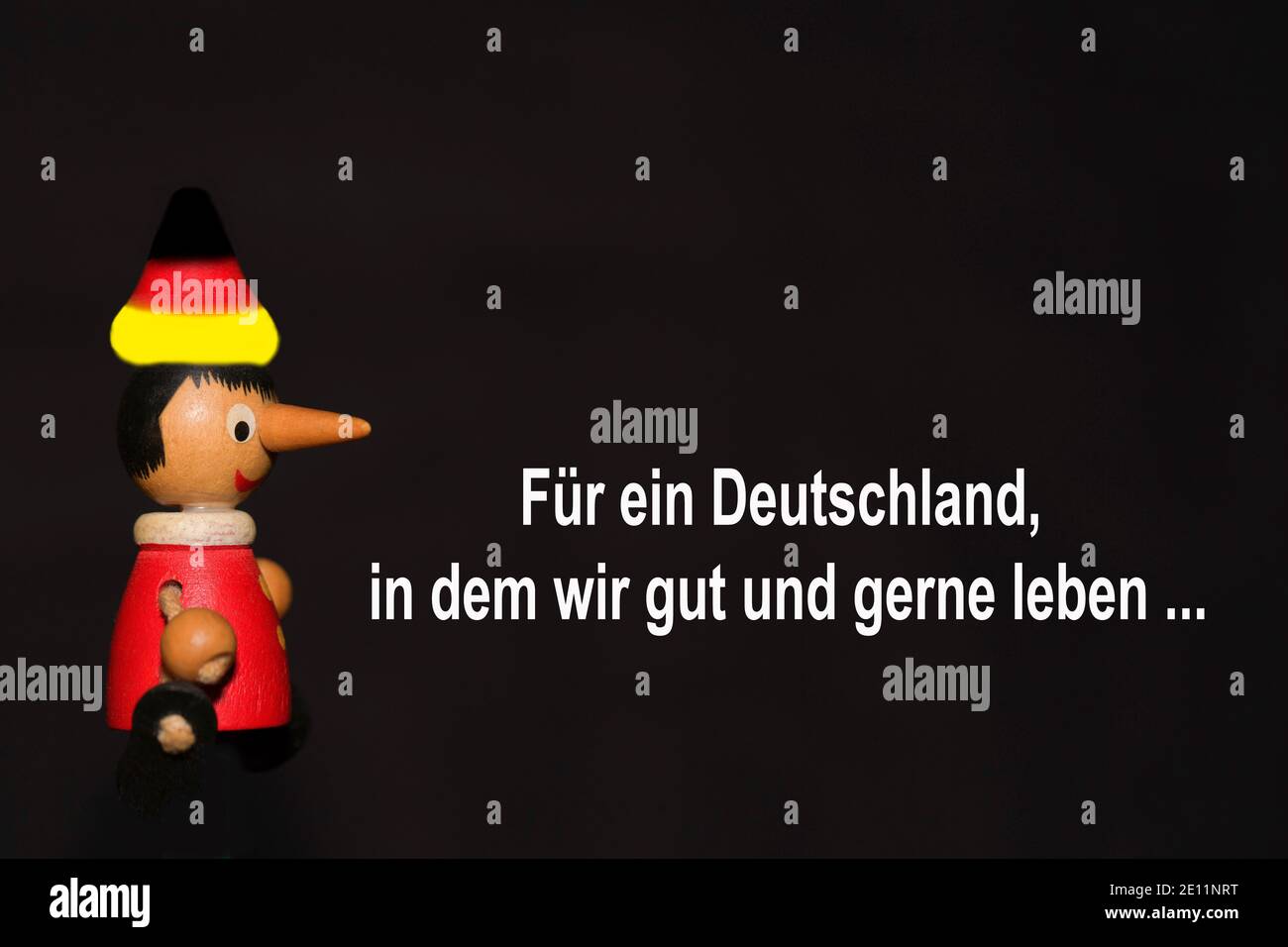 Pinocchio, symbol for lies Stock Photo - Alamy