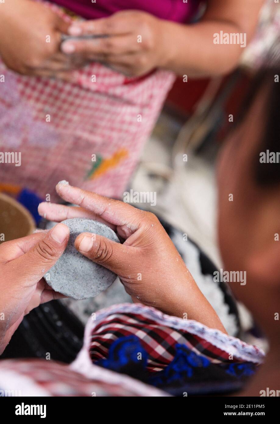 Guatemalan woman with corn hi-res stock photography and images - Alamy
