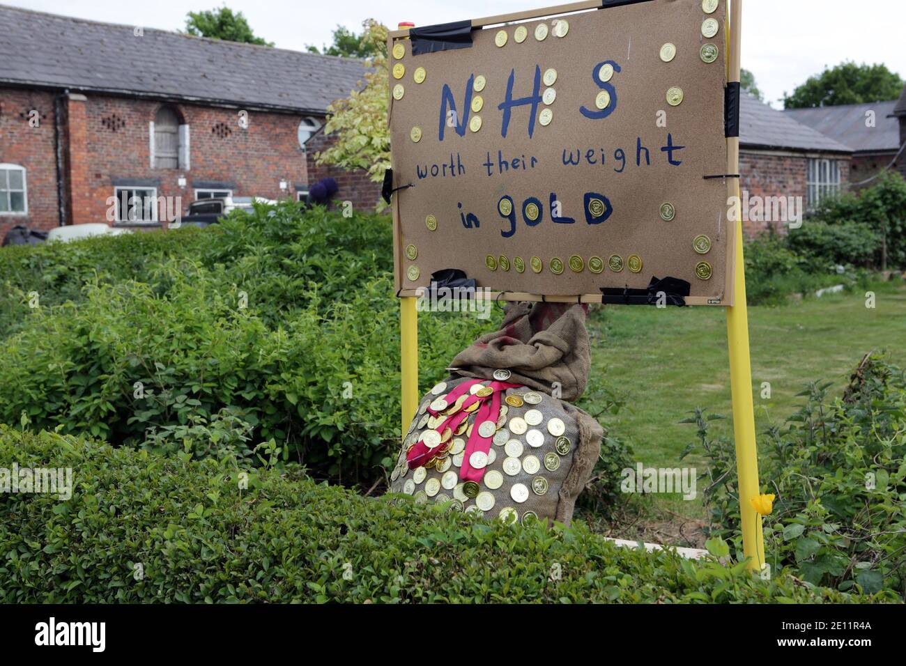 Goostrey Scarecrow Festival Stock Photo - Alamy
