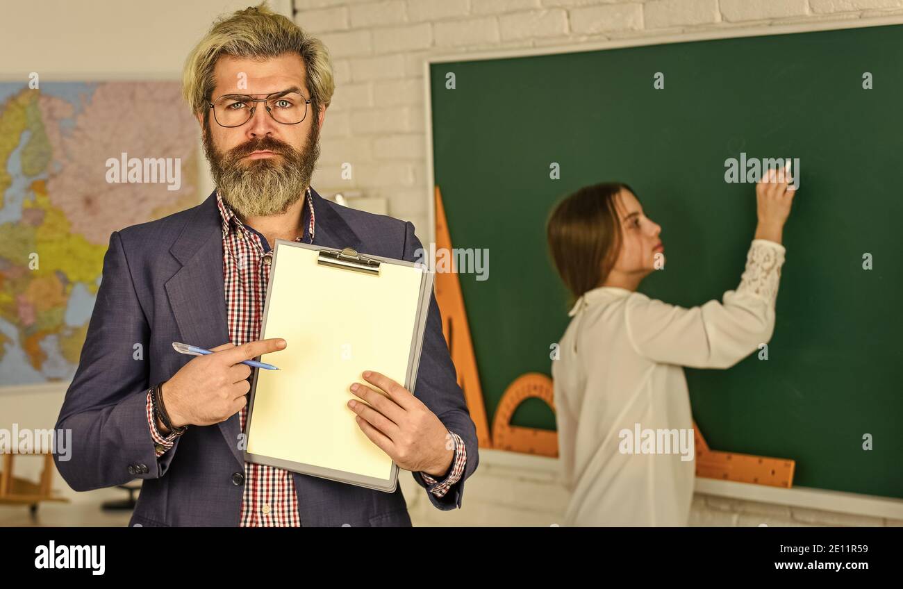 Absent teacher hi-res stock photography and images - Alamy