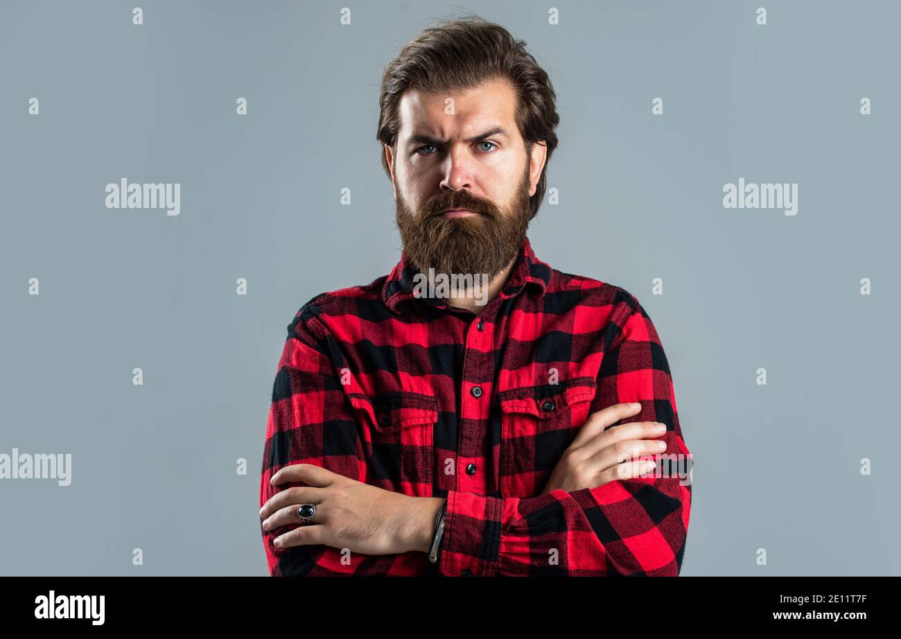 guy expressing himself with stylish facial hair, masculinity Stock ...