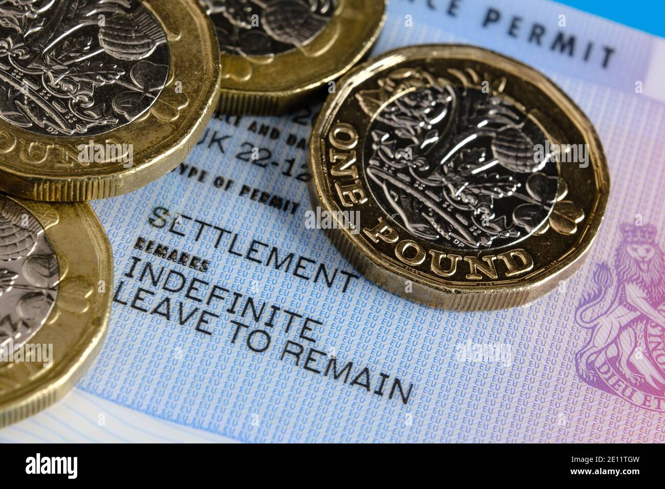 Stafford, United Kingdom - January 3 2021: EU indefinite leave to ...